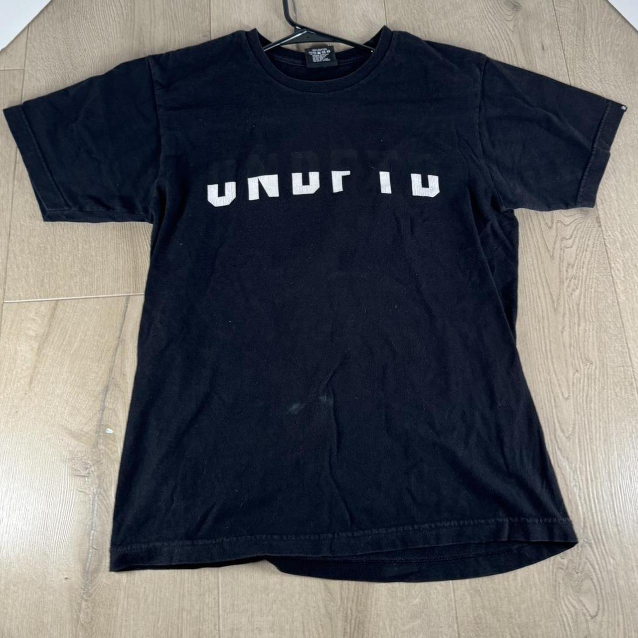 Vintage undefeated t shirt Size M Black and white... - Depop