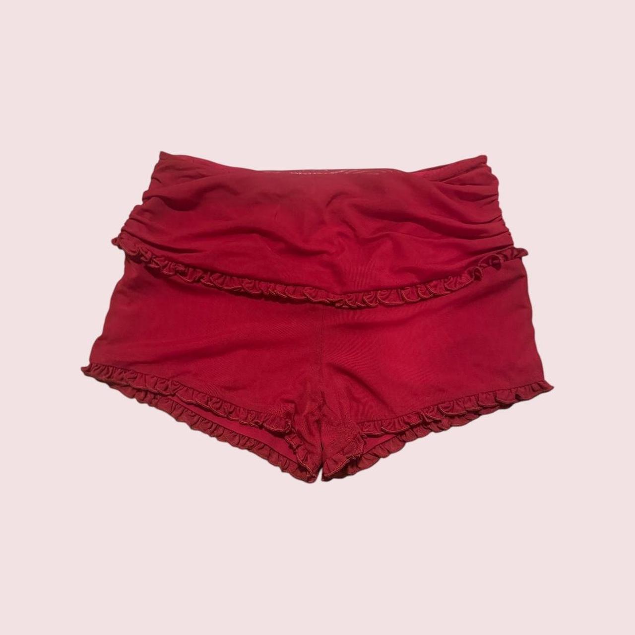 Red ruffle shorts/bloomers from tiger mist, so good... | Depop