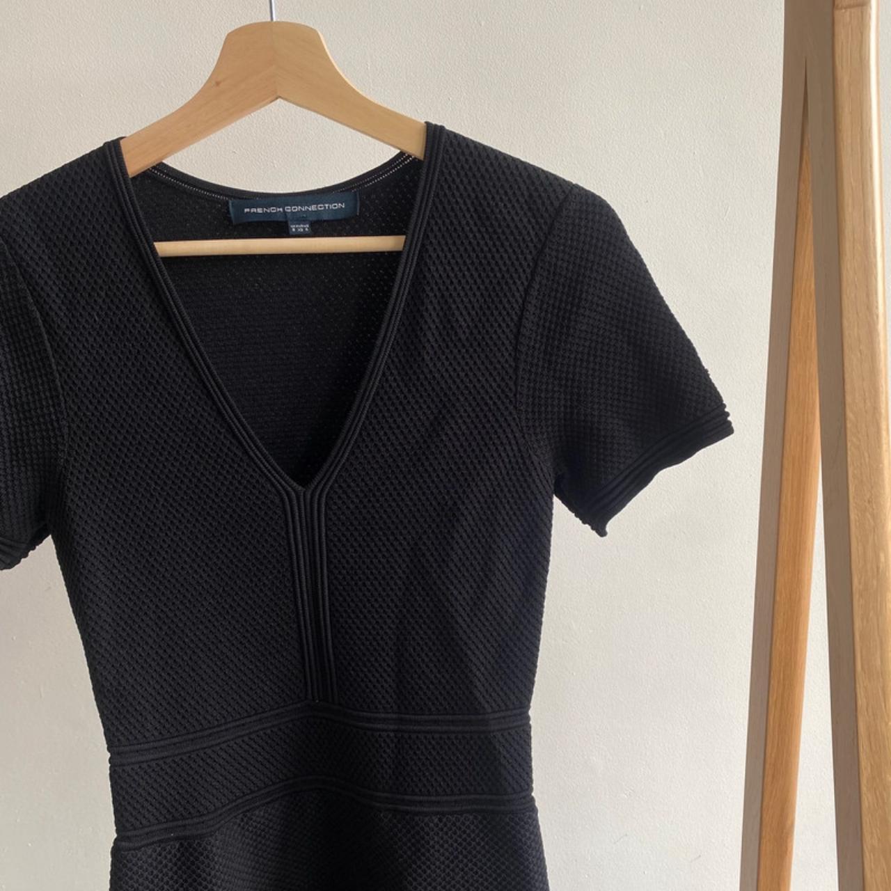 French connection black dress size 8 French... - Depop