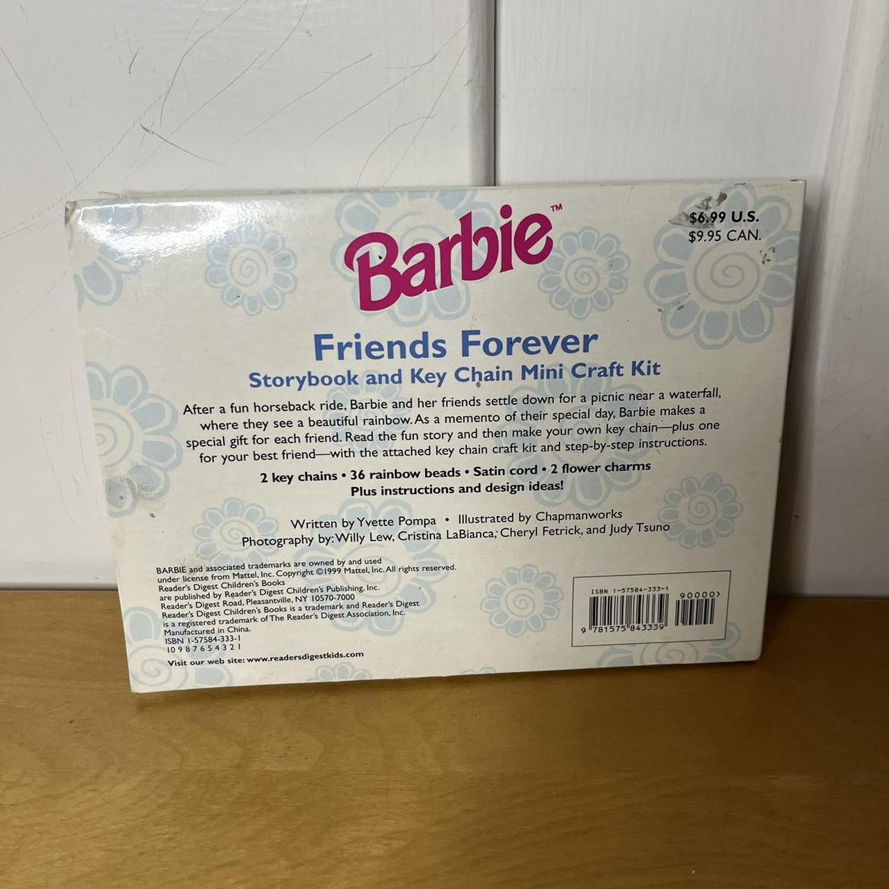 Vintage 1999 Barbie Friends Forever Storybook and... - Depop