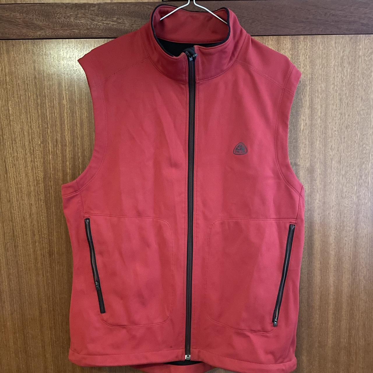 Vintage Red Nike ACG gilet - perfect for... - Depop