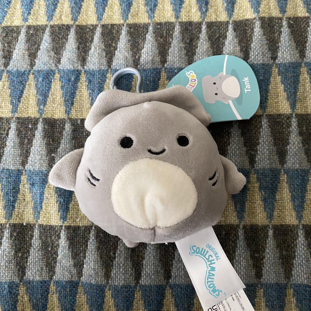 Squishmallow clip on Keyring tank usa exclusive... - Depop