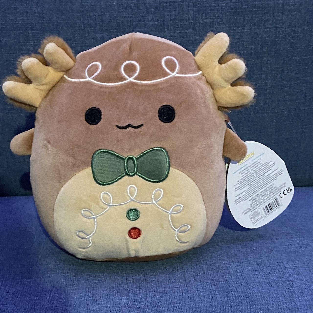 Squishmallows 8” Christmas gingerbread Axolotl... - Depop