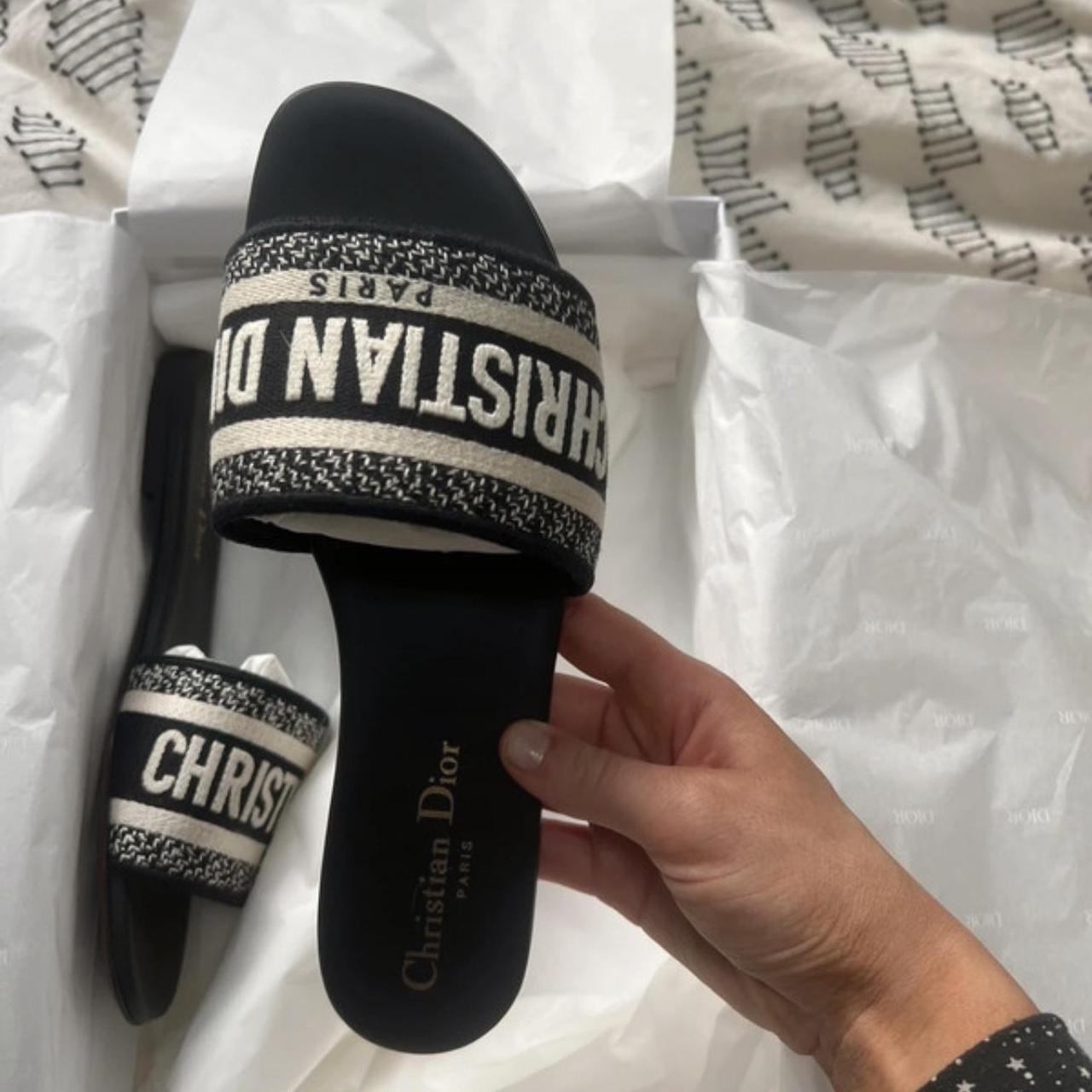 Dior sliders Only bought last week in Las Vegas... - Depop