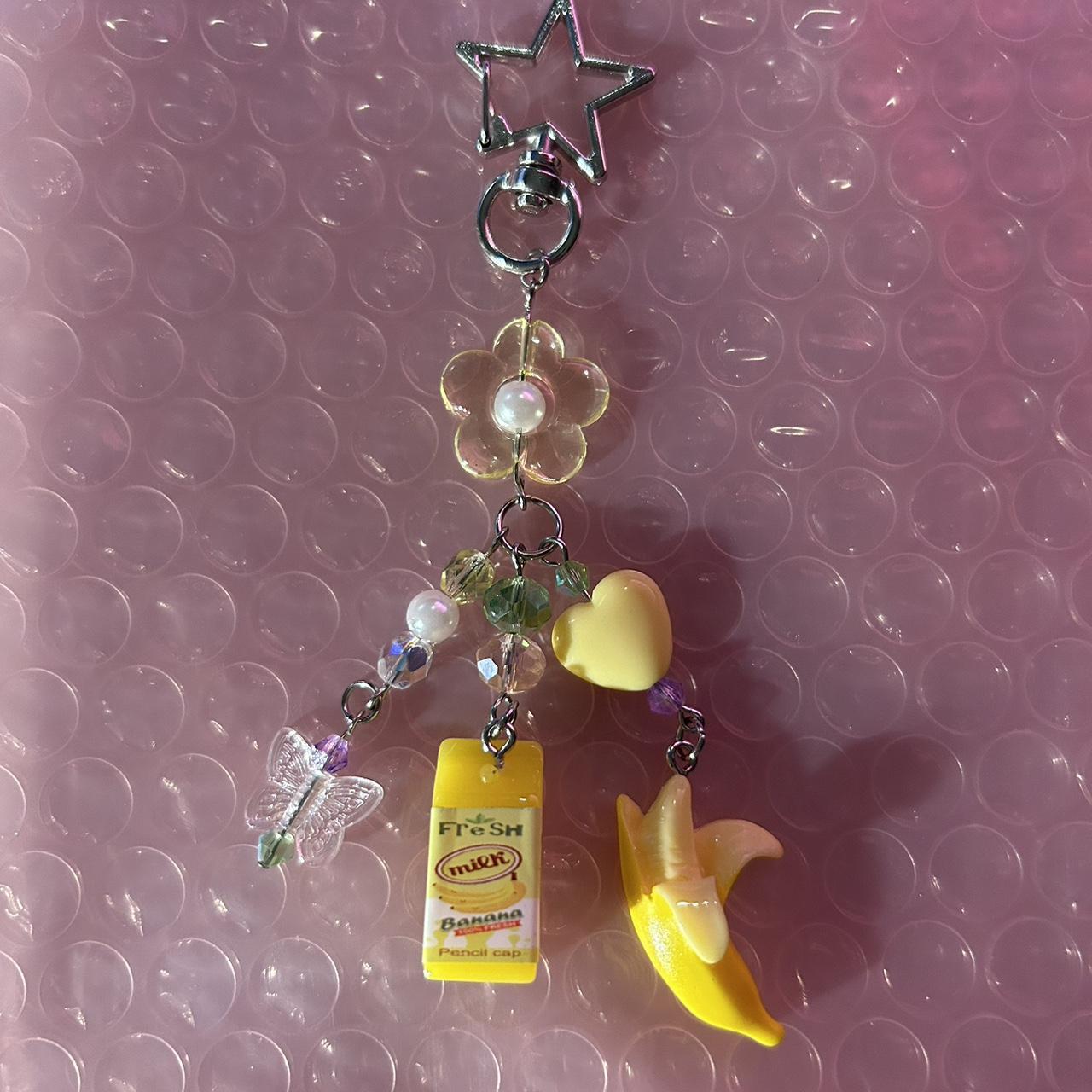 Banana Milk Keychain 🍌🥛 bundle with another item to... - Depop