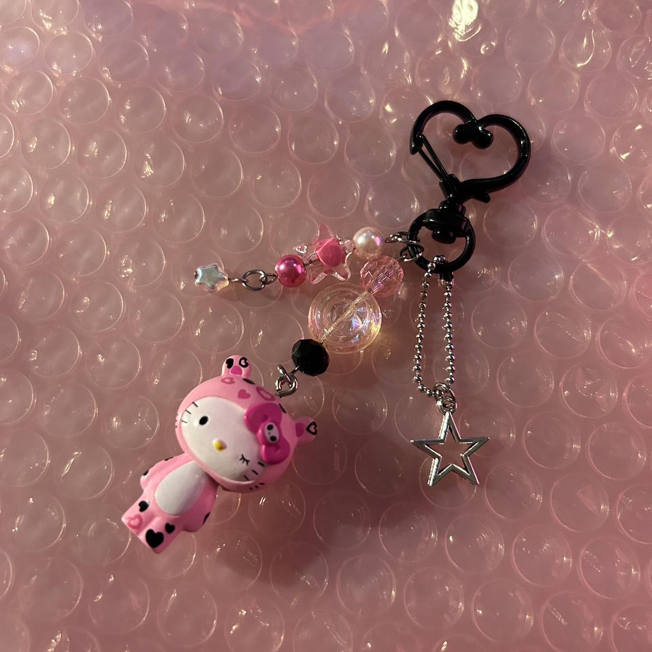 Edgy Hello Kitty/Tokidoki Keychain ☠️💗🖤 Brand new and... - Depop