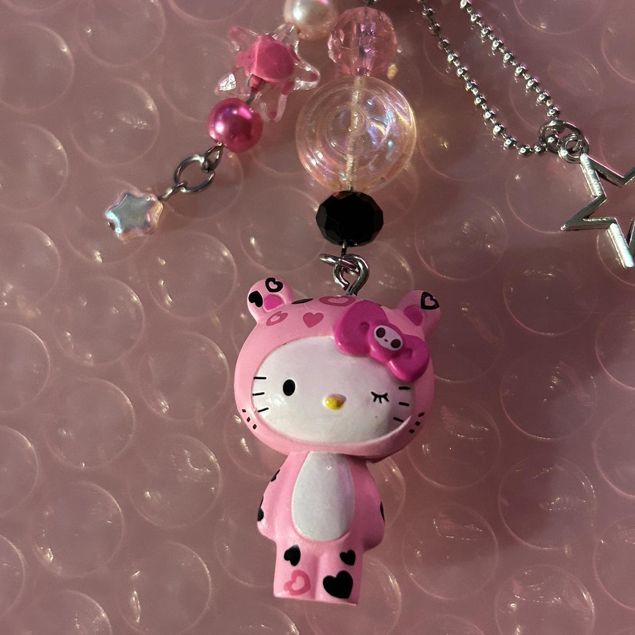 Edgy Hello Kitty/Tokidoki Keychain ☠️💗🖤 Brand new and... - Depop