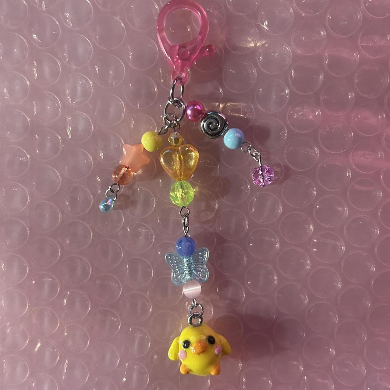 Kawaii Ducky Keychain 🐥 ️ with a polymer clay Duck... - Depop