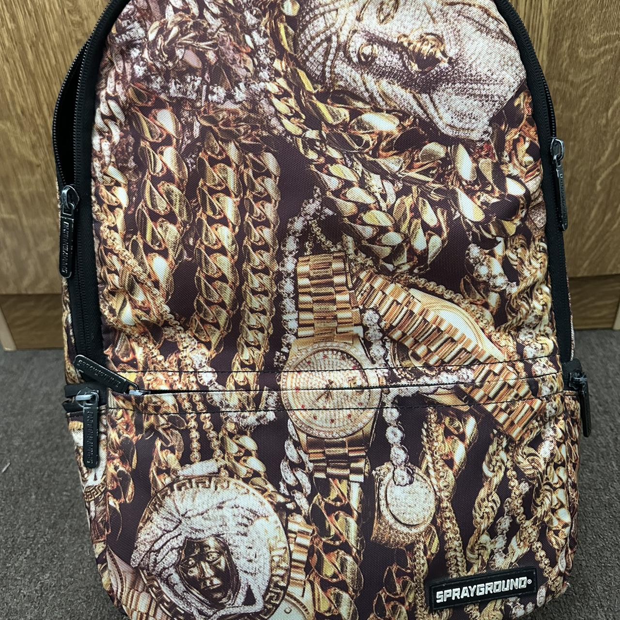 Spray ground gold chains bag Total of 9... - Depop