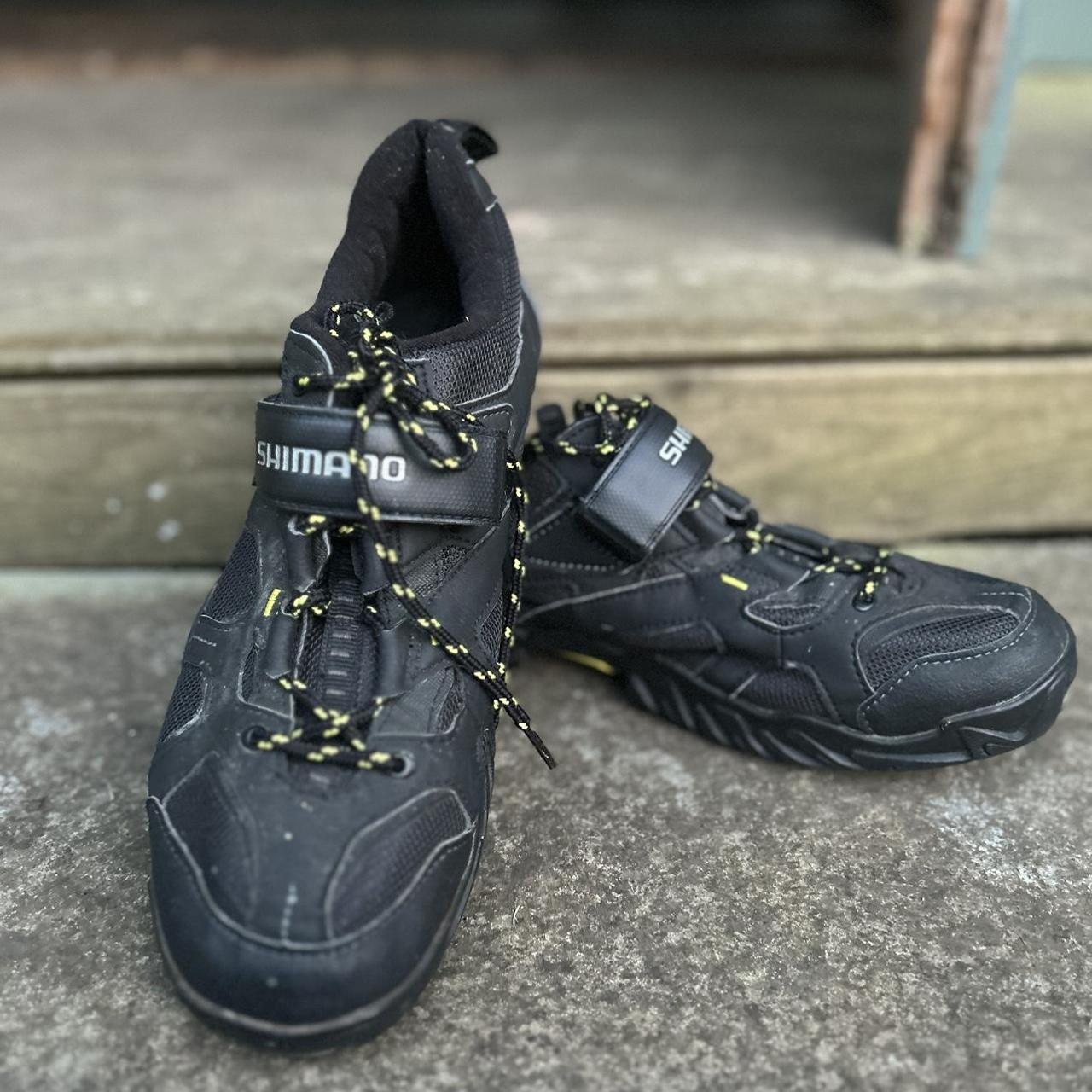 SHIMANO cycling clip-on cleats x worn a handful of... - Depop