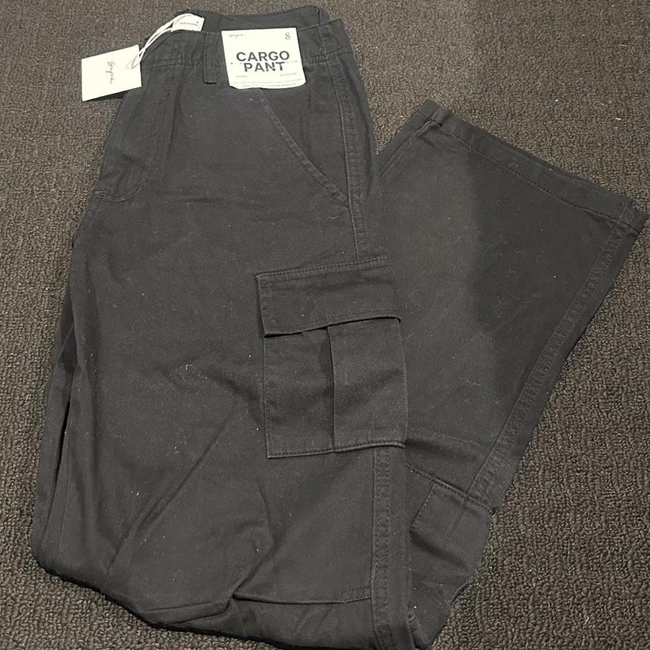Supré Relaxed Fit Cargo Pant Black Brand New with... | Depop
