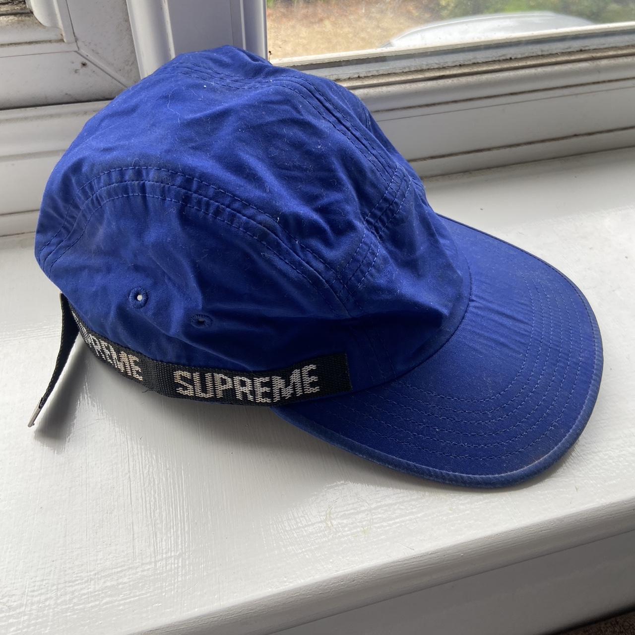 Supreme Blue Camp Logo Tonal Tape Cap 🔵 5 panel cap... - Depop