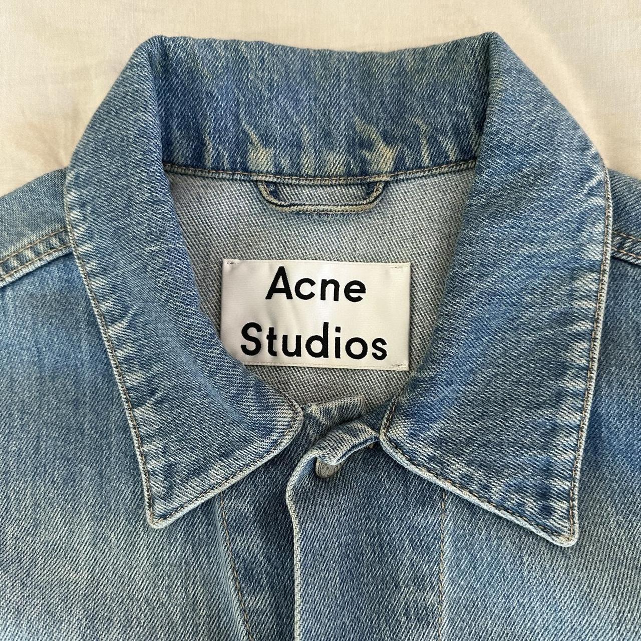 acne jacket size 50 100% cotton made in... - Depop