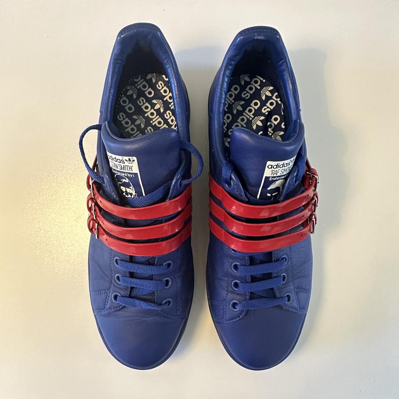 raf simons x adidas stan smith size 10 some wear... - Depop