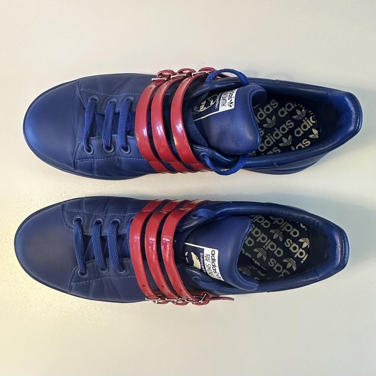 raf simons x adidas stan smith size 10 some wear... - Depop