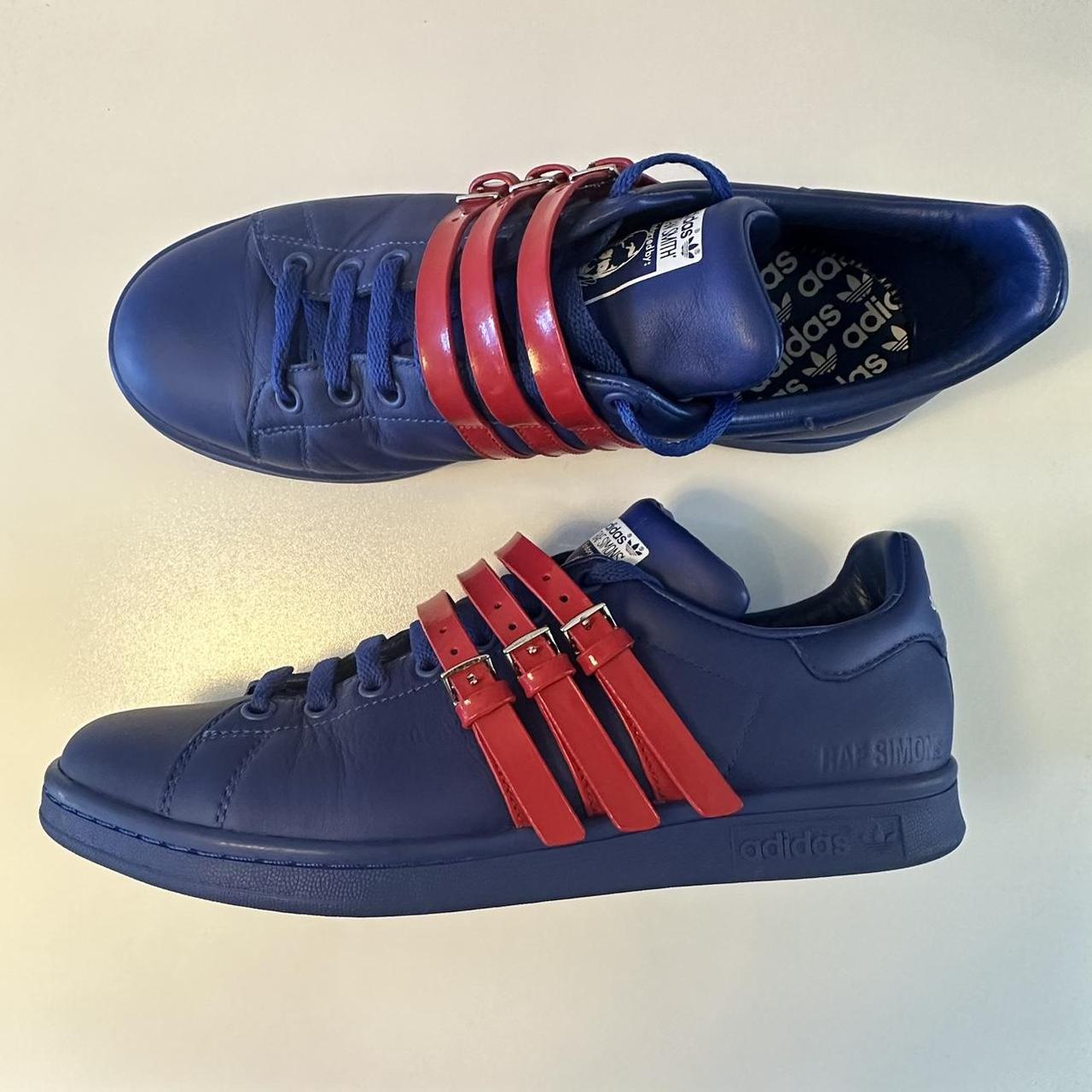 raf simons x adidas stan smith size 10 some wear... - Depop