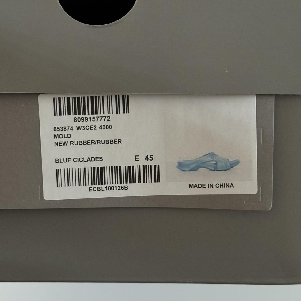 balenciaga mold sandal size 45 some wear on... - Depop