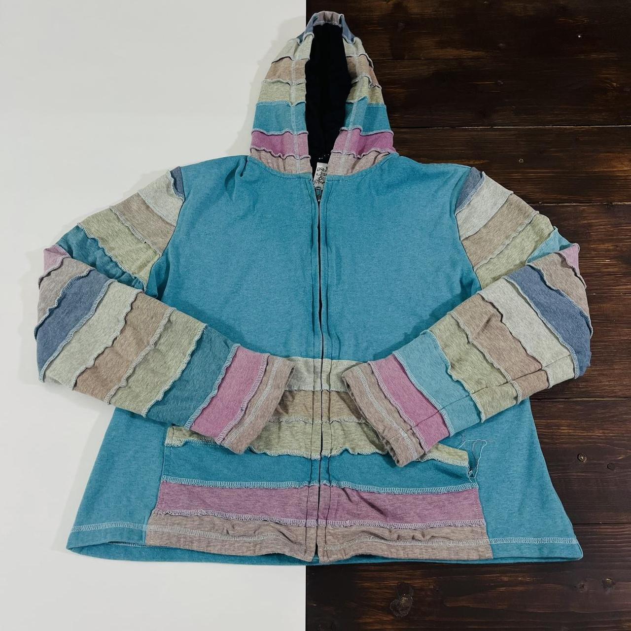 Vintage Y2K Zip Up Sweater Tagged Medium Small... - Depop