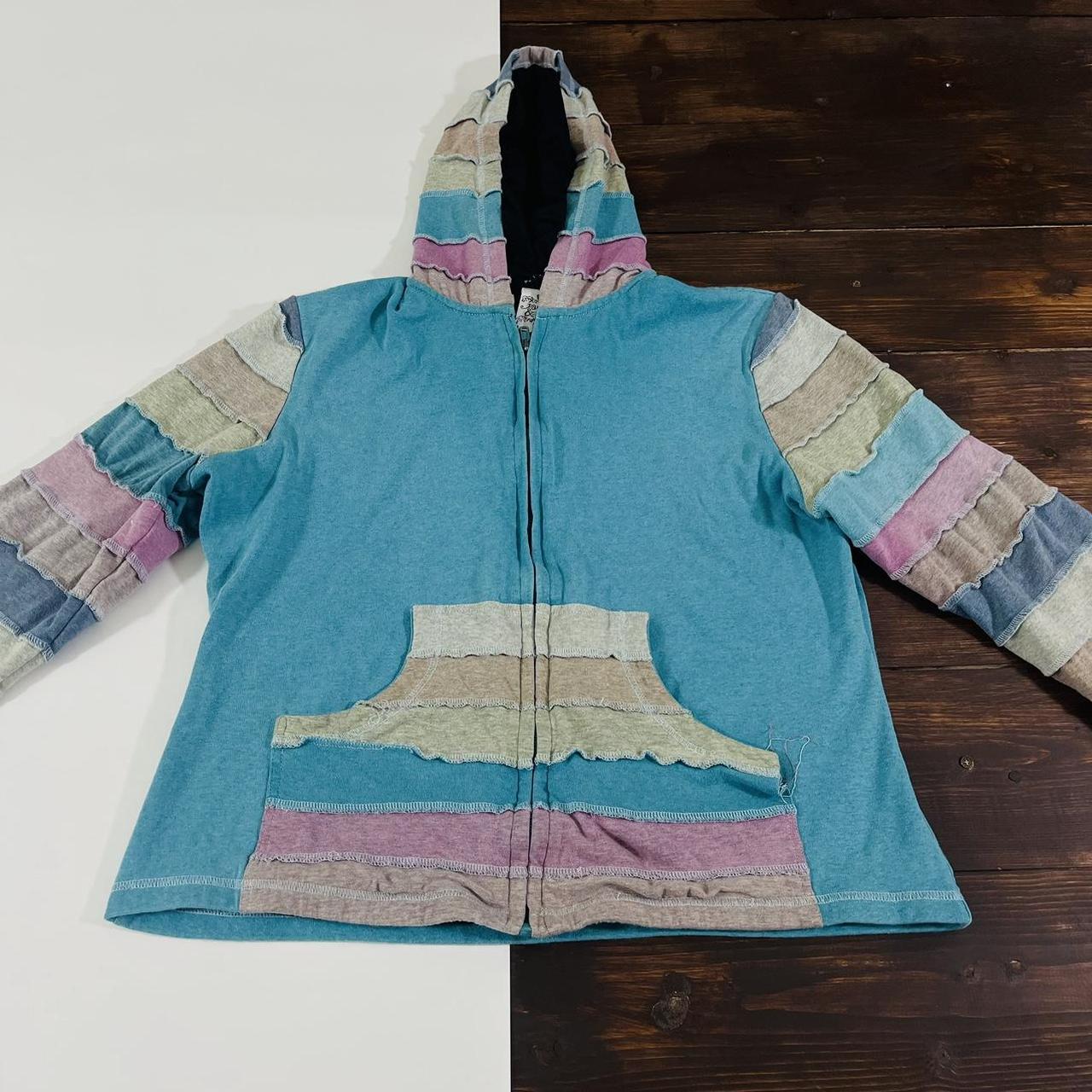 Vintage Y2K Zip Up Sweater Tagged Medium Small... - Depop