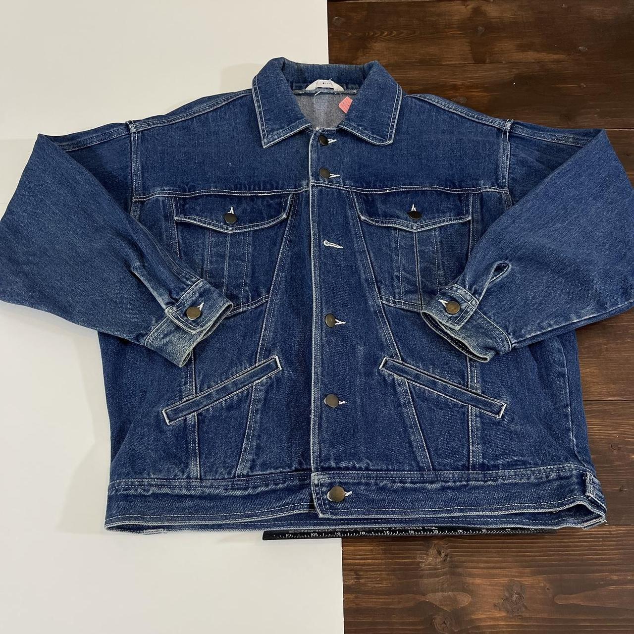 Denim Jacket Tagged large Slight fading Please... - Depop
