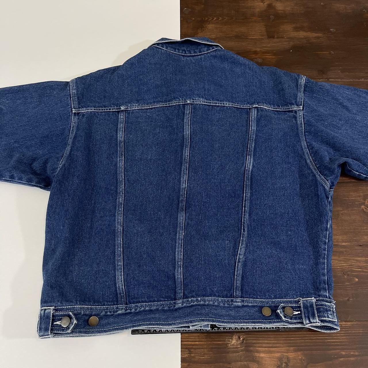 Denim Jacket Tagged large Slight fading Please... - Depop