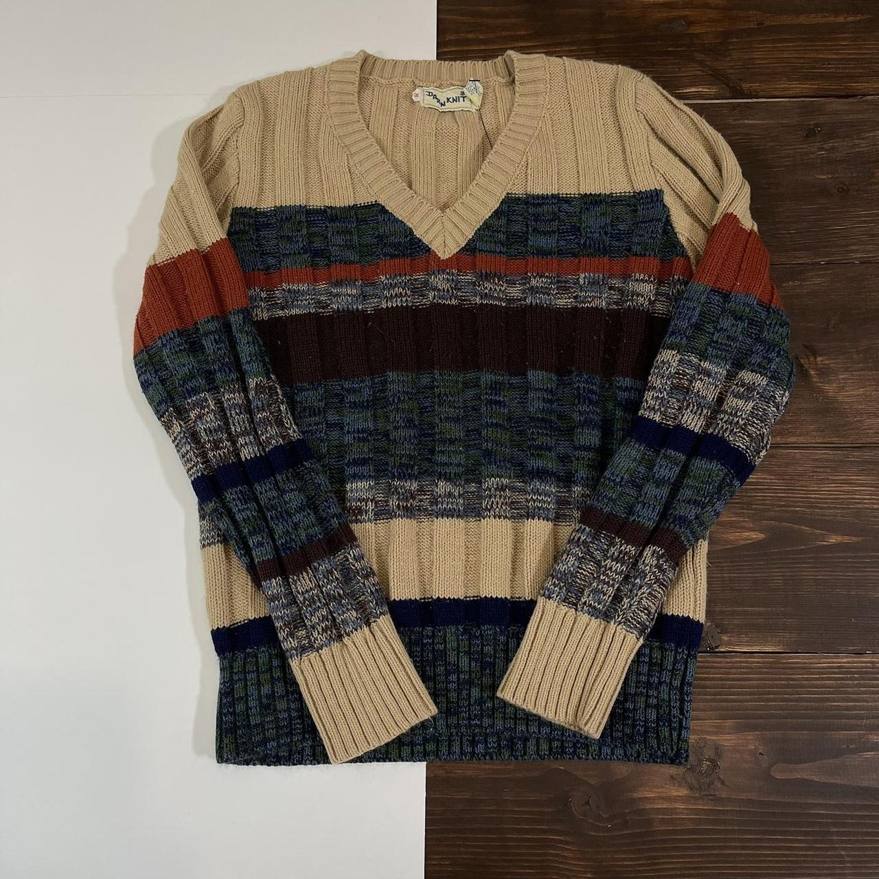 Vintage Knit Sweater Tagged medium Please see... - Depop