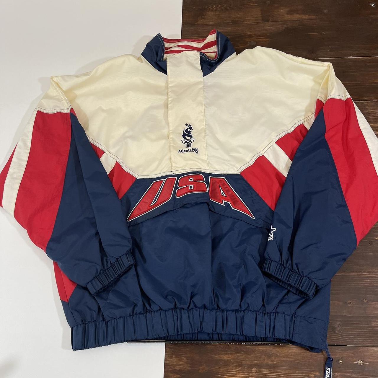 Vintage 1996 Starter Atlanta Olympics Team USA... - Depop