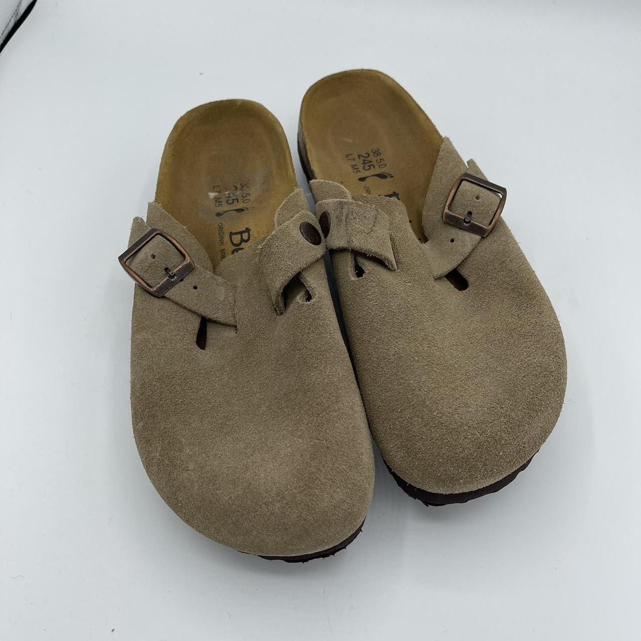 Birkenstock Betula Boston Suede Clogs Women’s 7 38... - Depop