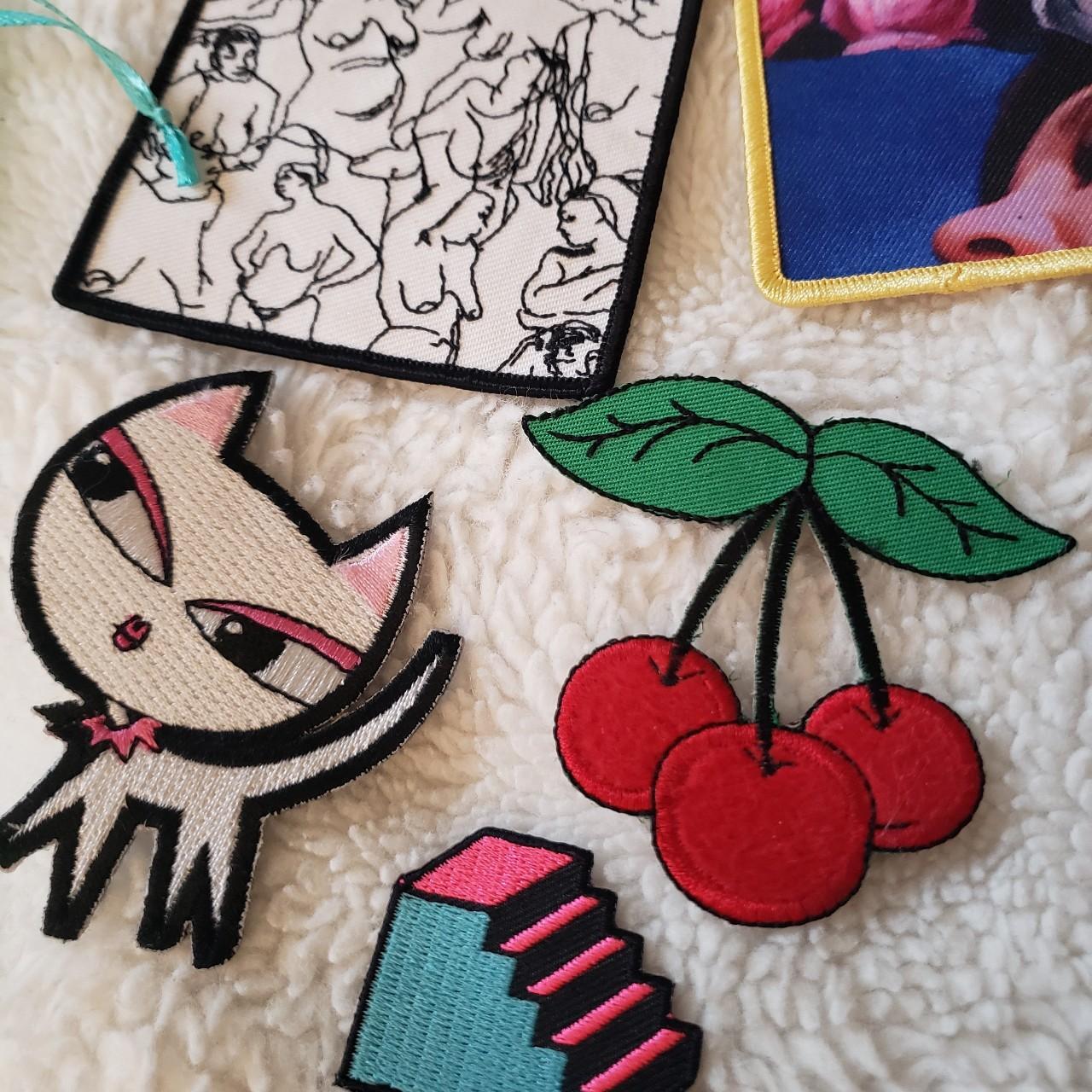 Patch collection goodie bag Sew on patches 🧵 6... | Depop