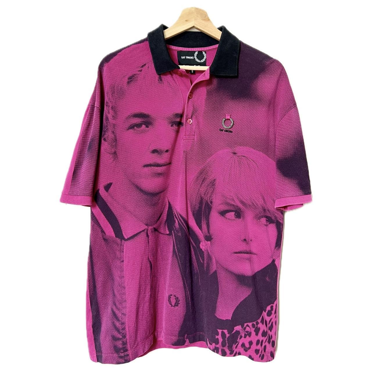 Raf Simons x Fred Perry printed polo shirt •... - Depop