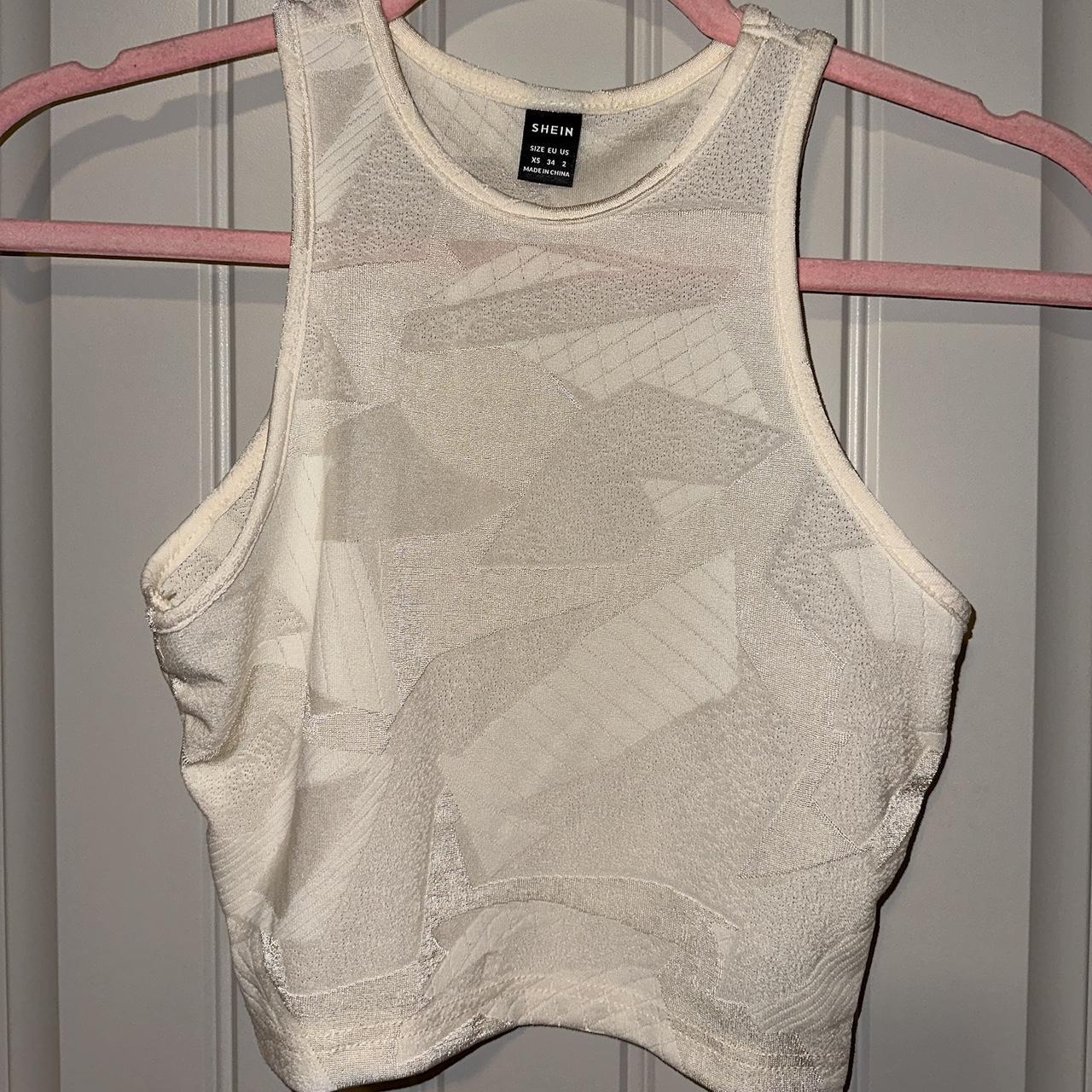 Cream Shein set Never before worn Stretchy Able... - Depop