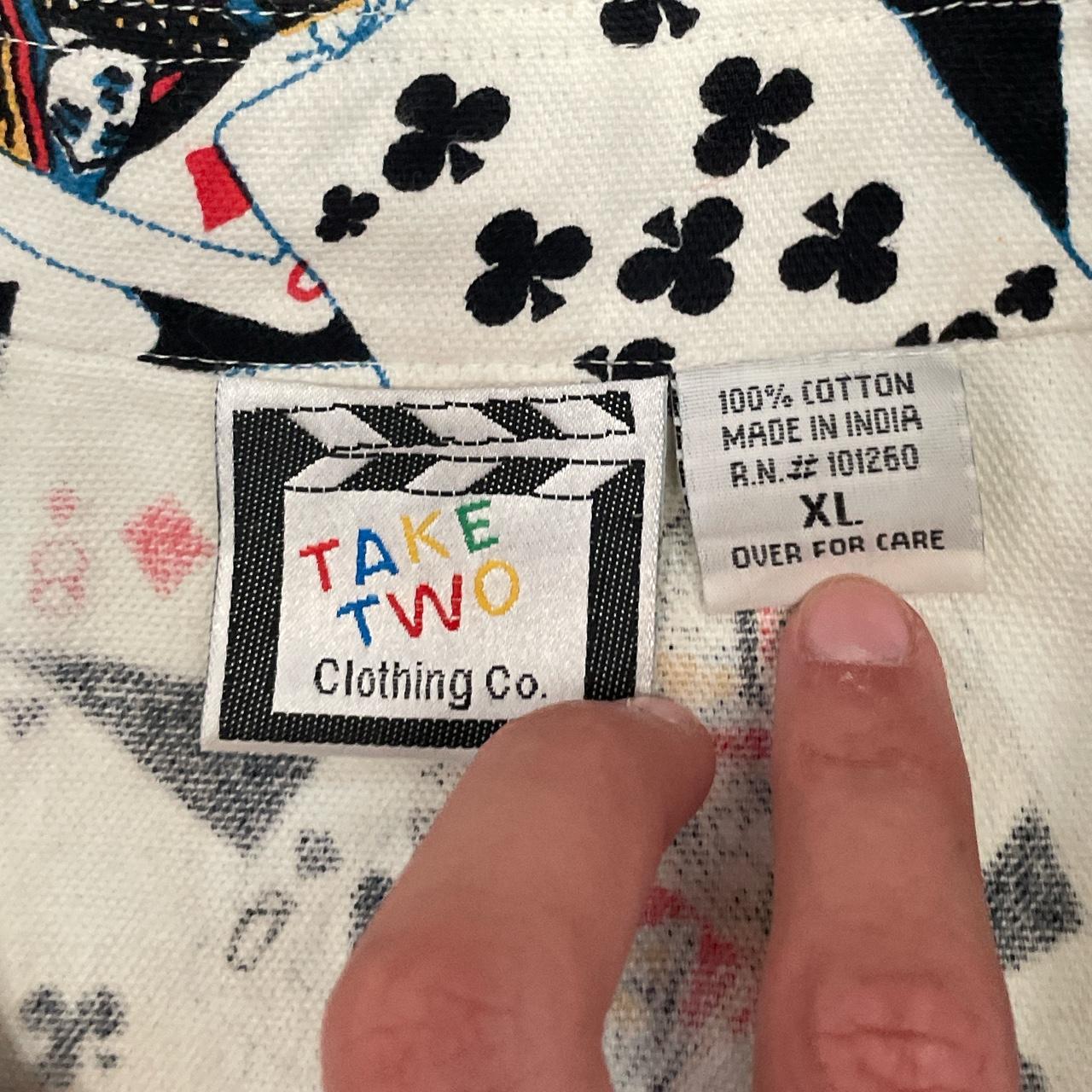 Take two clothing co Card button up with sequence.... - Depop