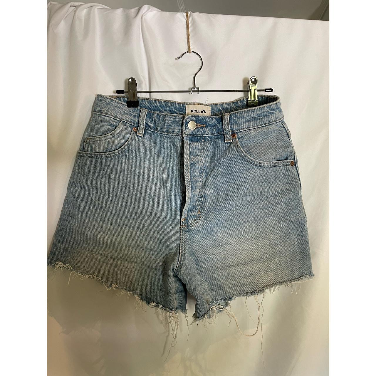 Rolla’s Original Short High-Rise Cut-Off Size 28... - Depop