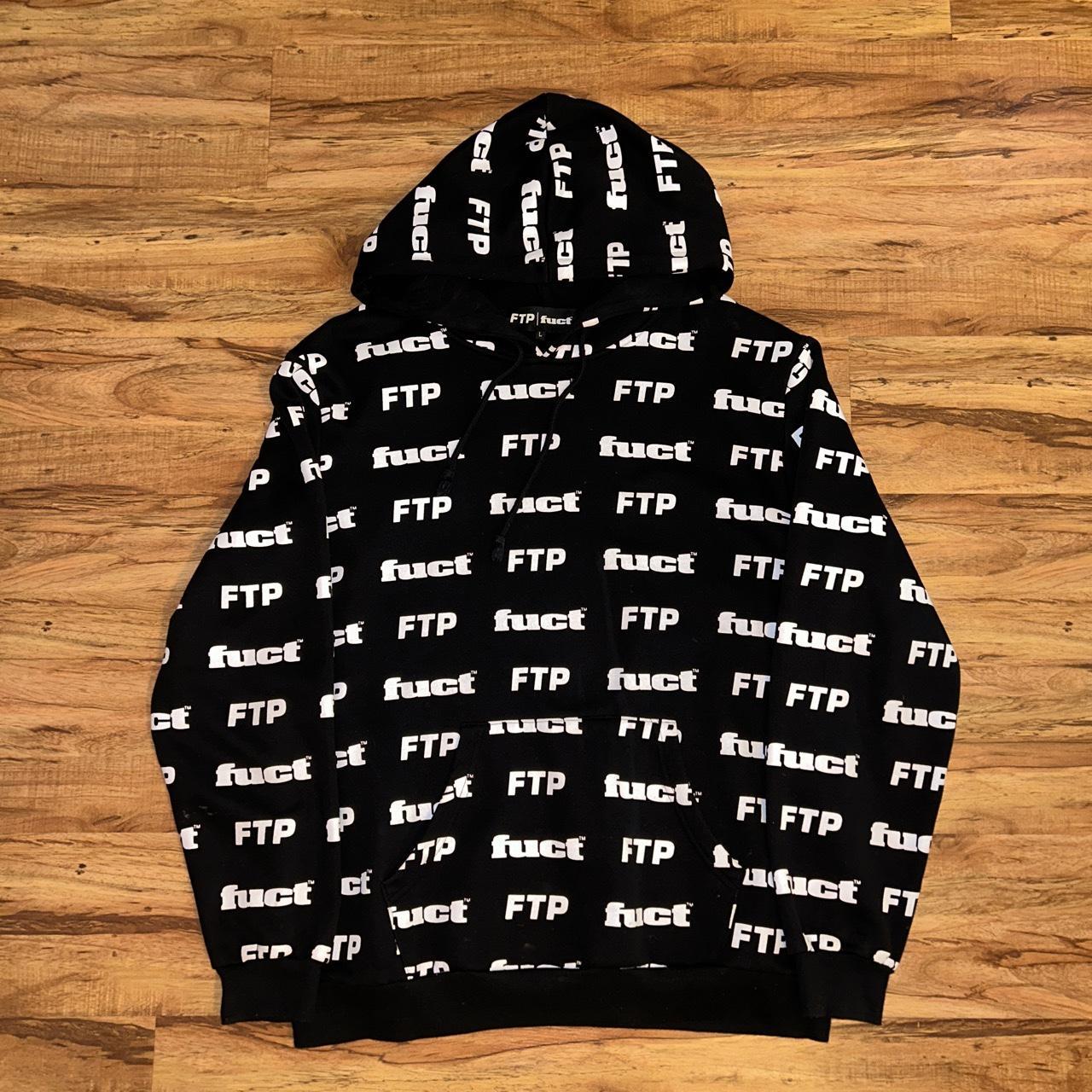 FTP fuct collab hoodie size L Light crack on back... - Depop