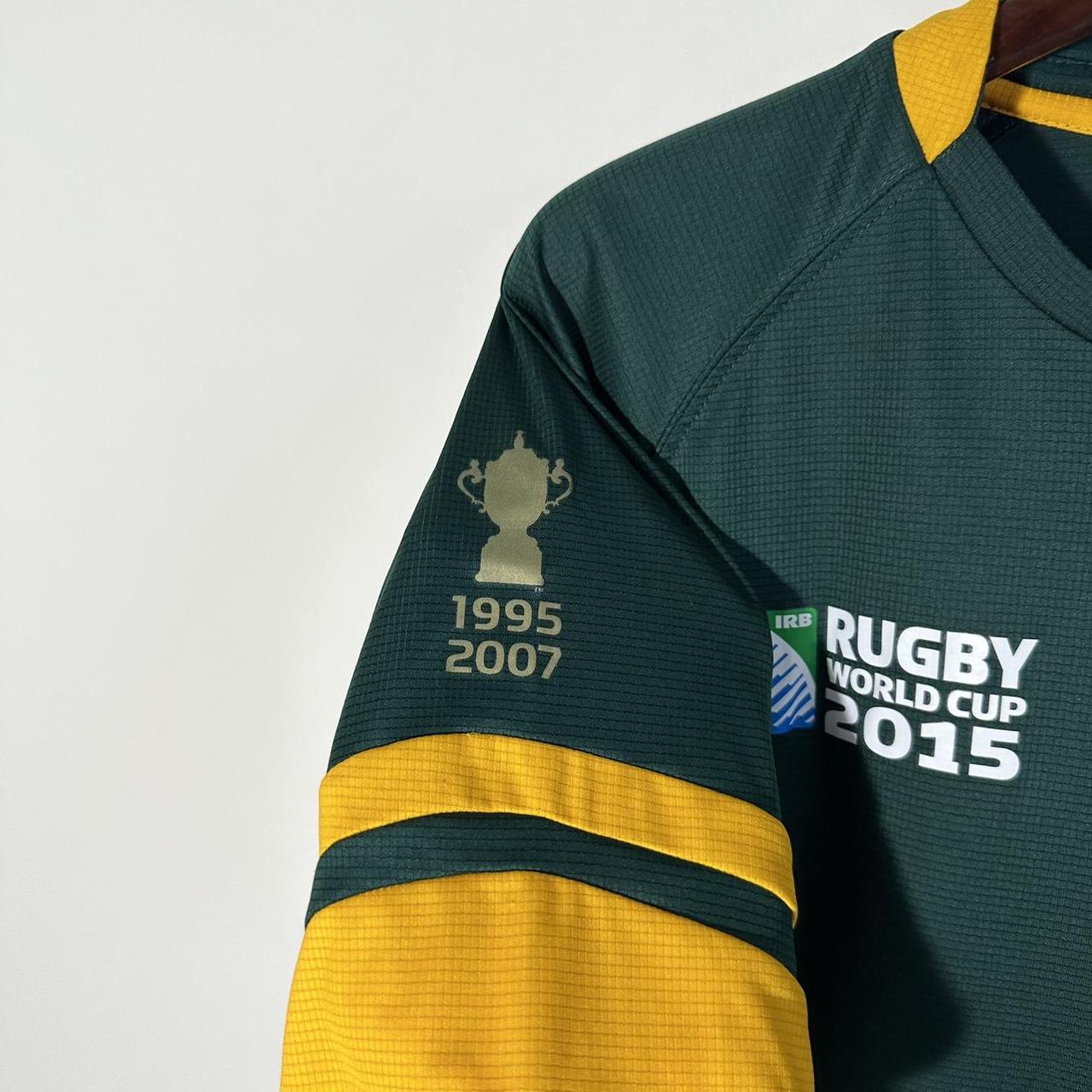 2015 South Africa Springbok ASICS Rugby Jersey World... - Depop