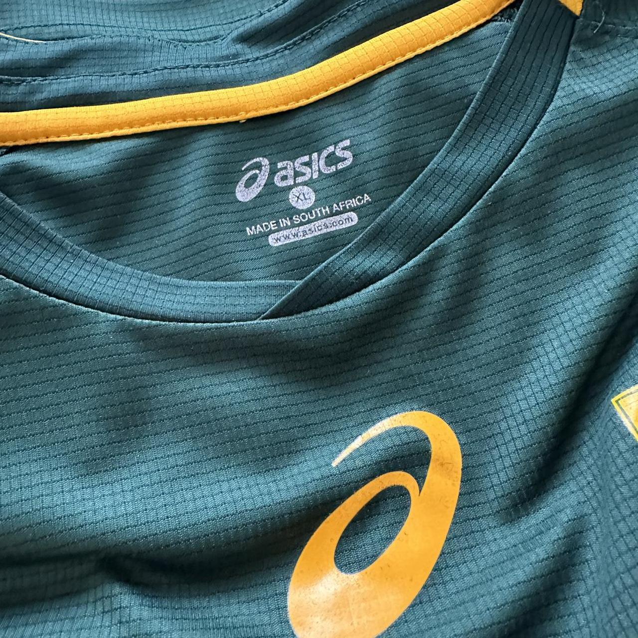 2015 South Africa Springbok ASICS Rugby Jersey World... - Depop