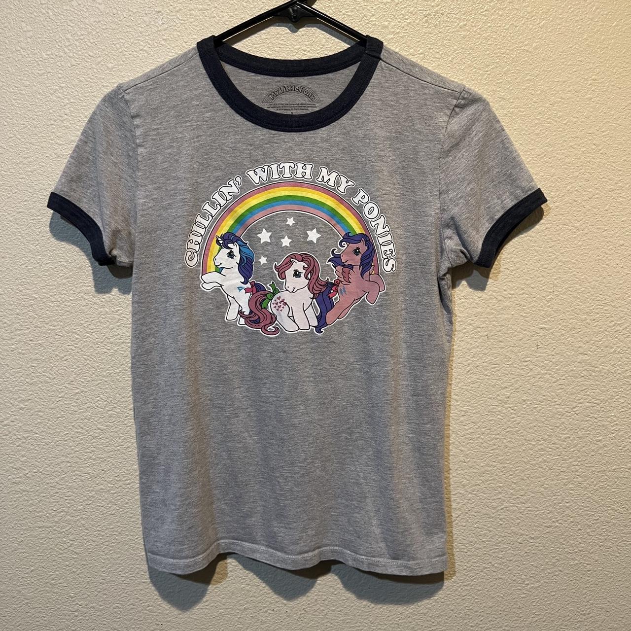 2014 My Little Pony “Chillin With My Ponies” ringer... - Depop