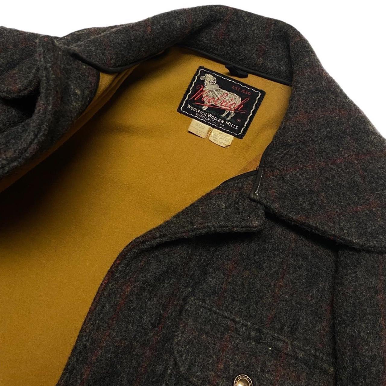 Vintage 50’s Woolrich Hunting Heavy Wool Jacket... - Depop