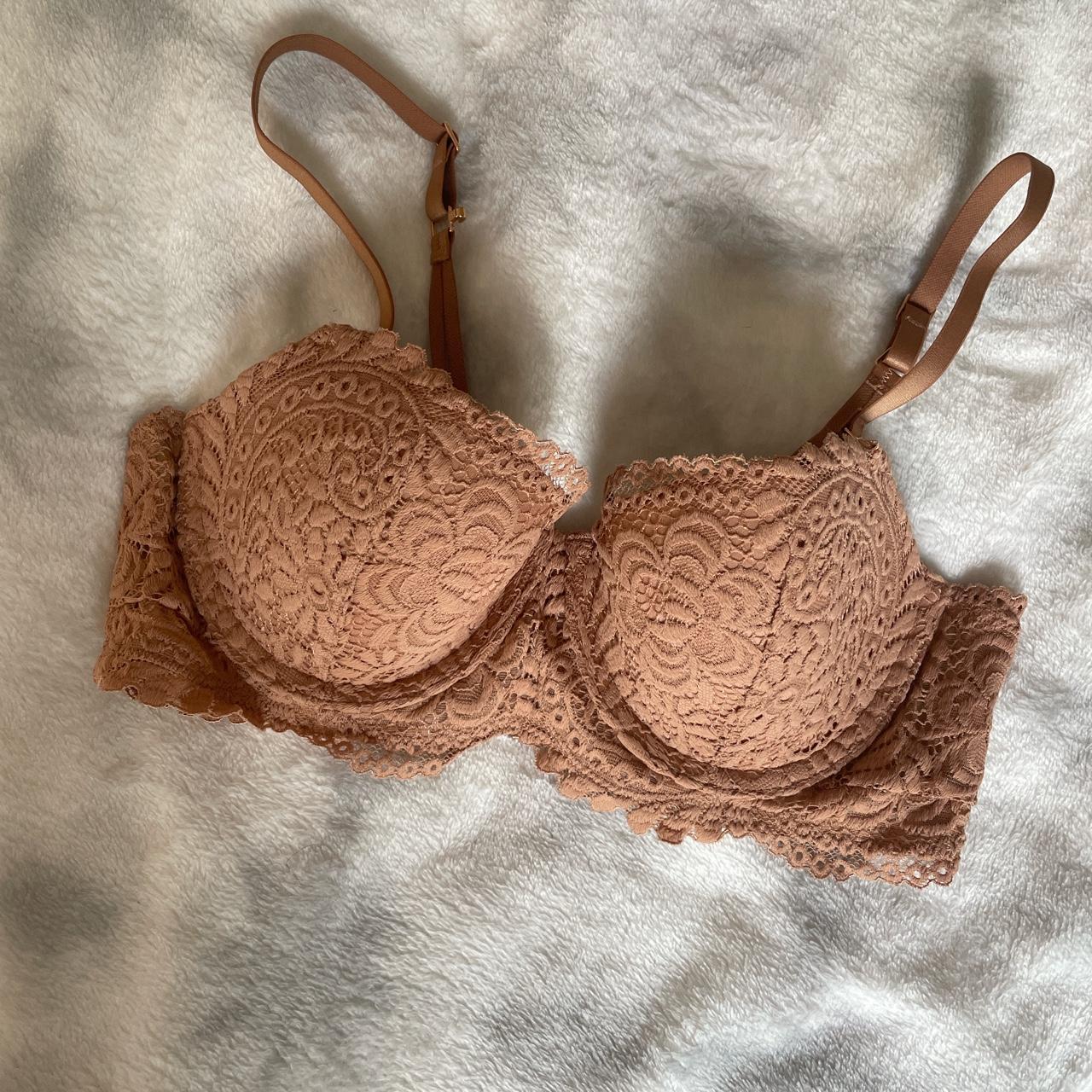 Aerie Women's Tan Bra | Depop