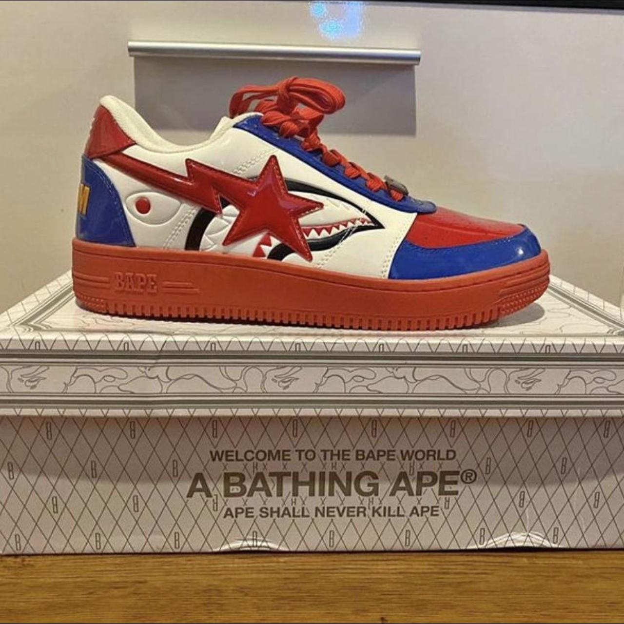 BAPE bapesta Low London Shark Trainers - Depop