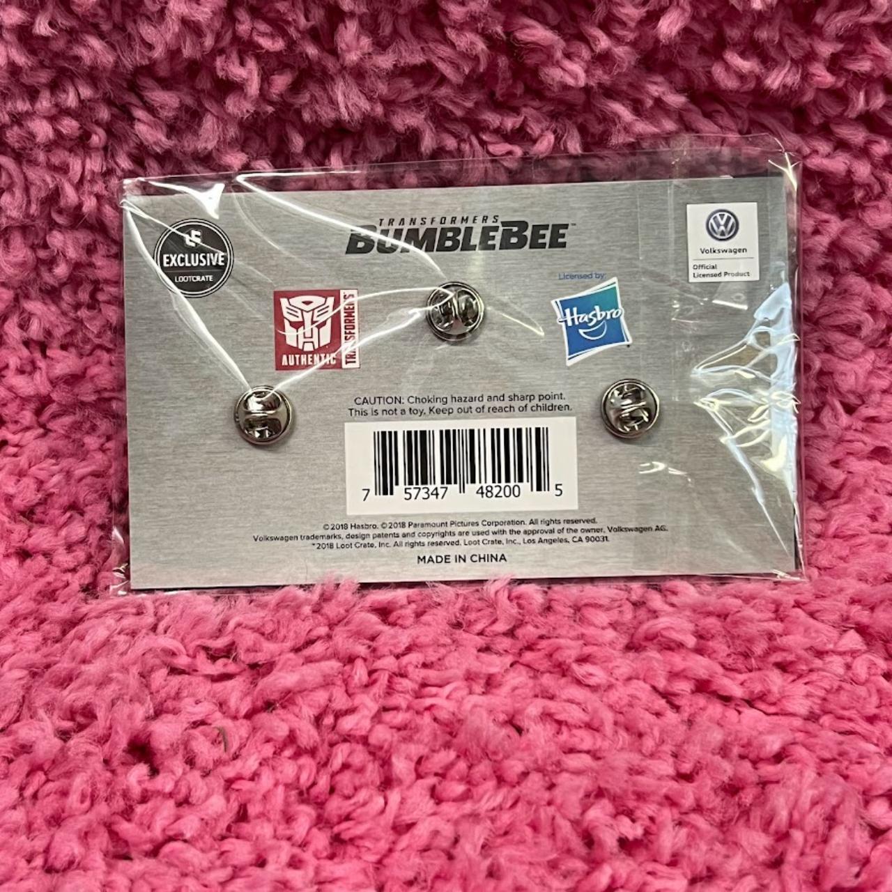 Transformers Bumblebee pack of 3 pins In great... - Depop