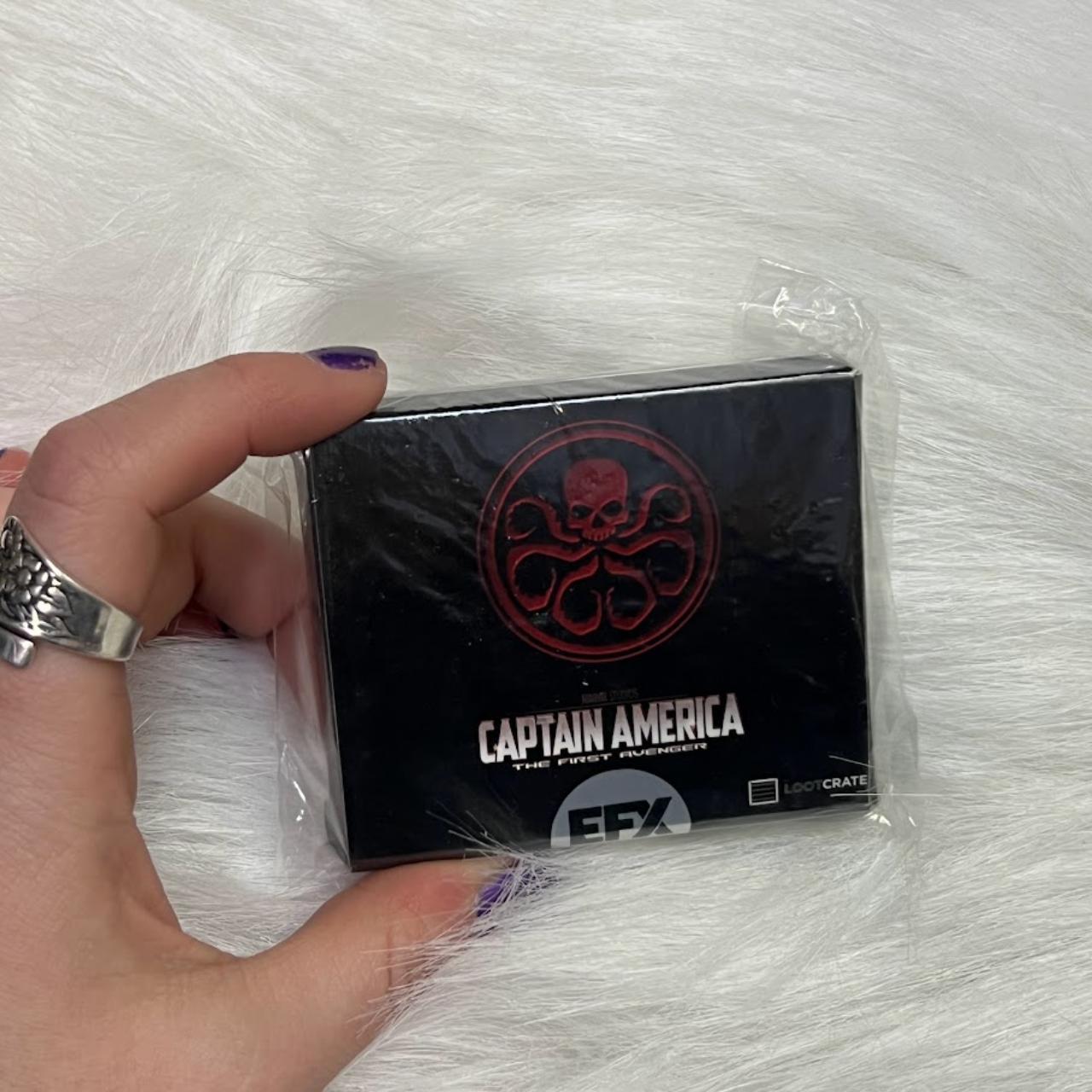 Lootcrate Captian America Hydra Pin Great for Marvel... - Depop