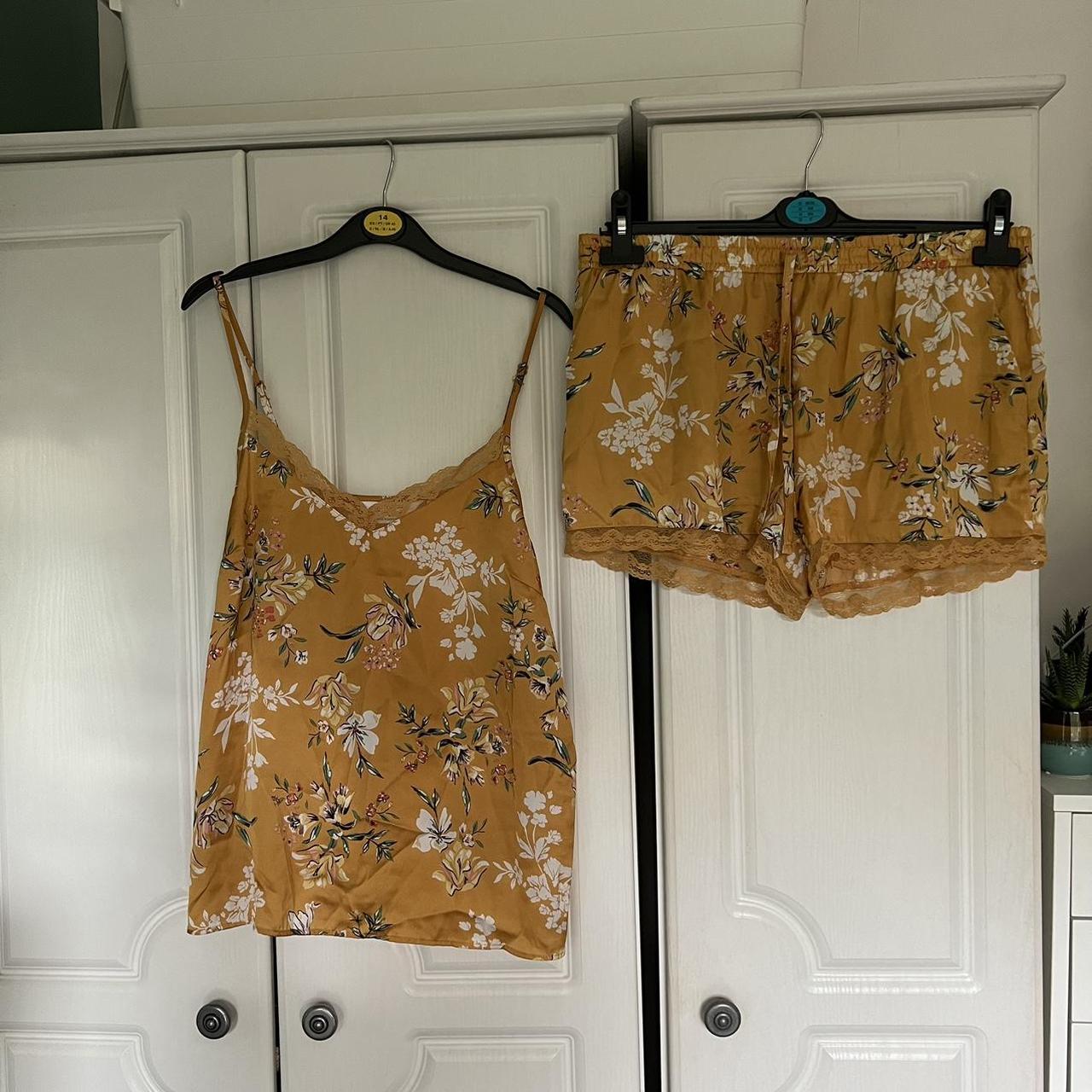 Primark Women's Yellow Pajamas | Depop