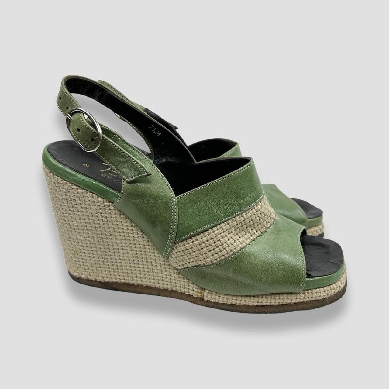 BIBIANAS vintage 70s slingback wedges Women’s size... - Depop