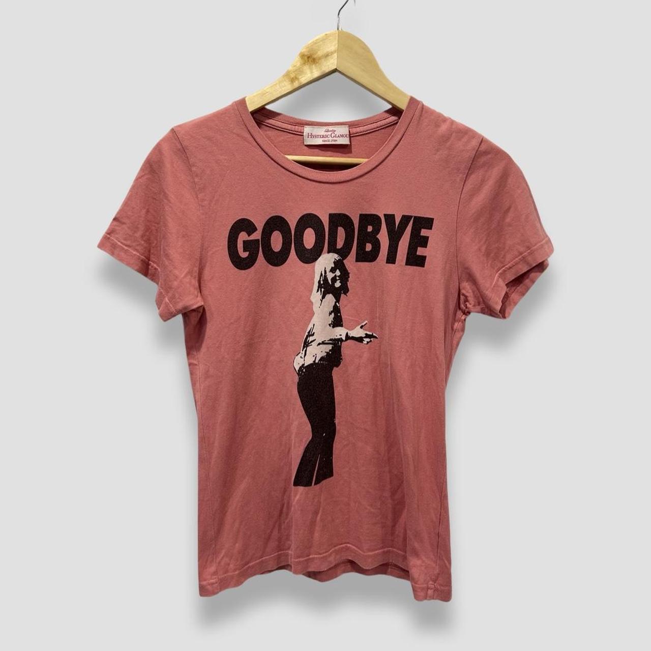 HYSTERIC GLAMOUR hello goodbye shirt Fits like a... - Depop