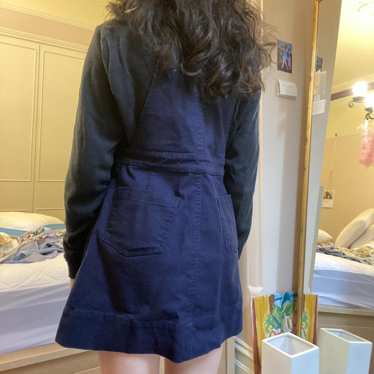 Princess Highway navy blue overall dress 💙 MESSAGE... - Depop