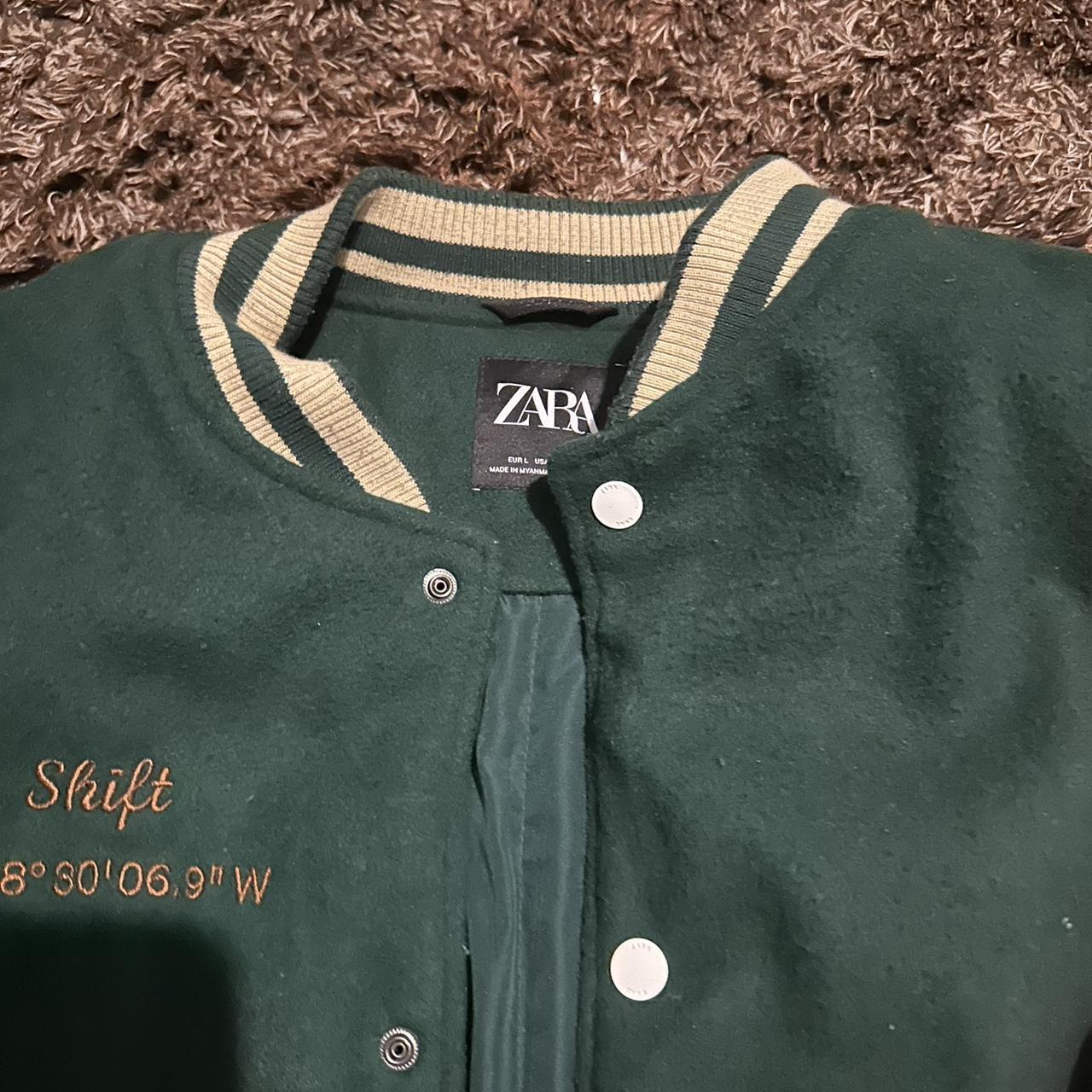 Zara Varsity Jacket Really good condition, wore it... - Depop