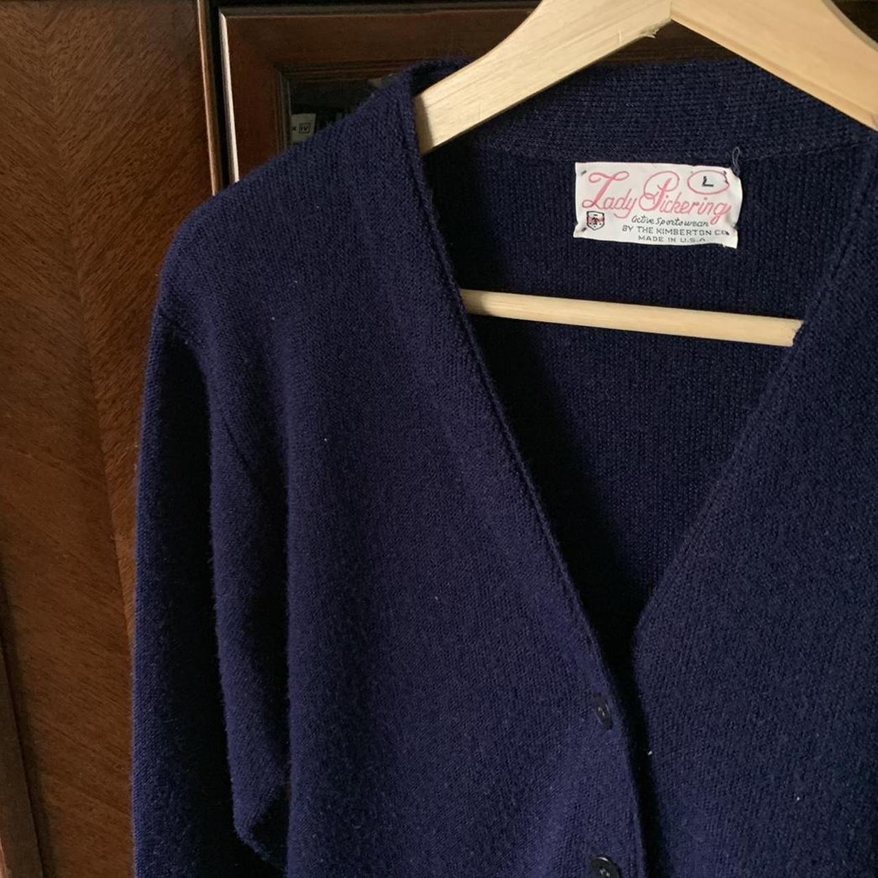 Vintage USA Made Lady Pickering Cardigan... - Depop