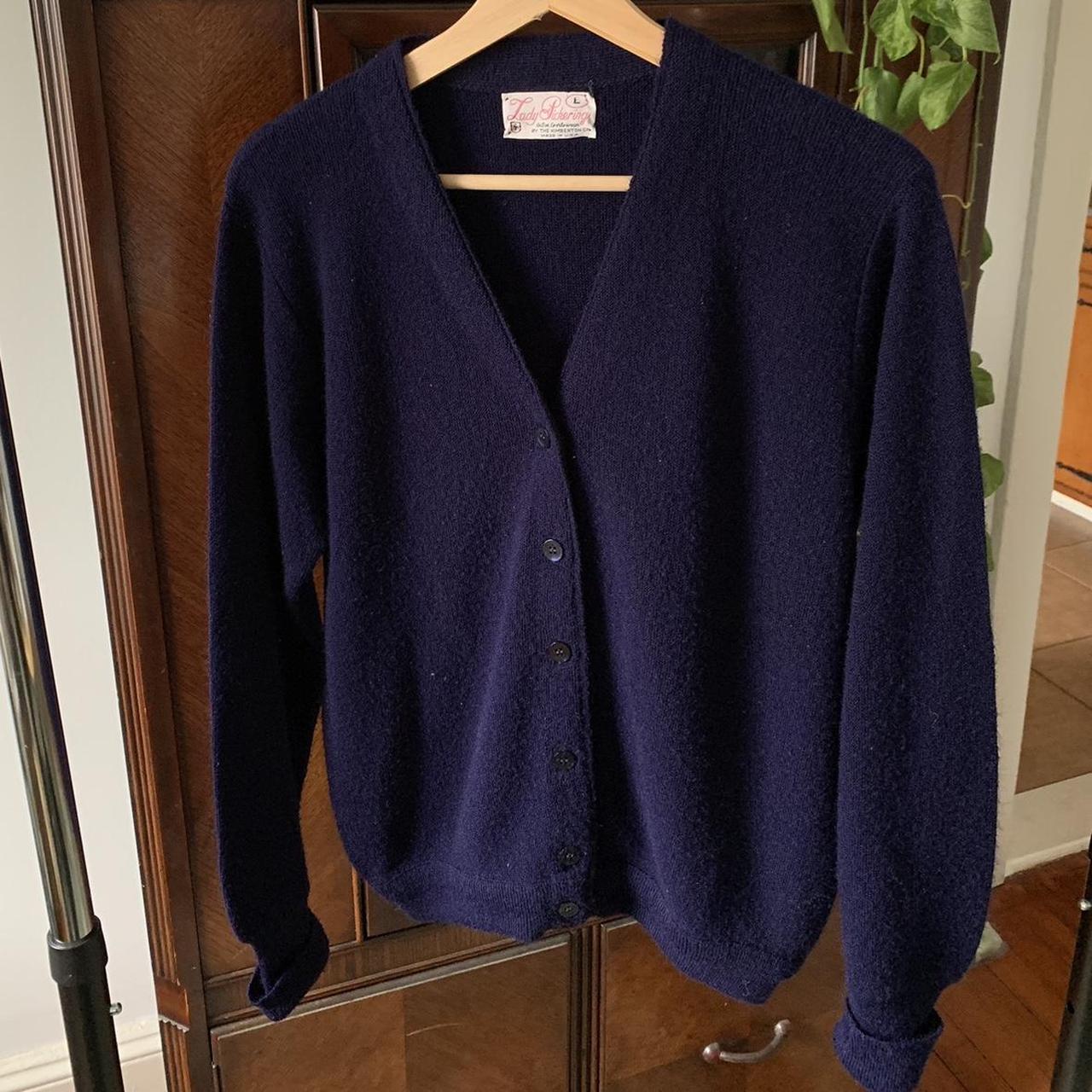 Vintage USA Made Lady Pickering Cardigan... - Depop