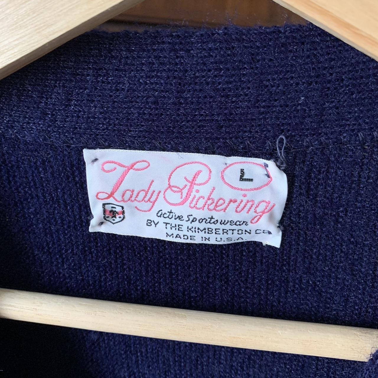 Vintage USA Made Lady Pickering Cardigan... - Depop